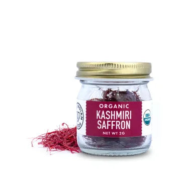 Pure Indian Foods Kashmiri Saffron, Certified Organic - 2g – Aji